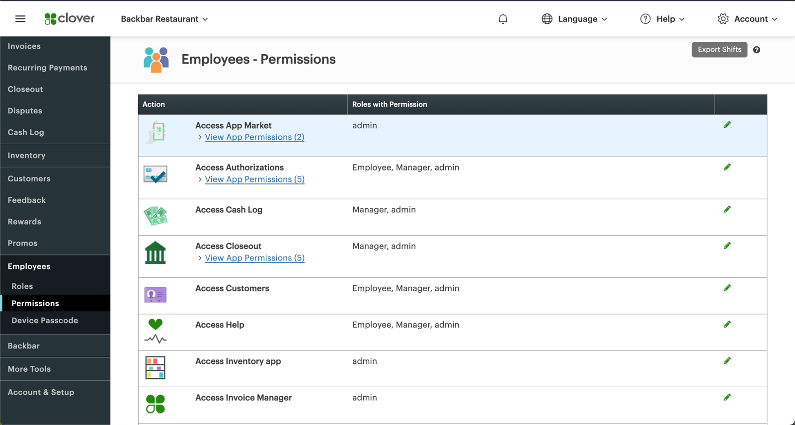 What are the Clover integration requirements?